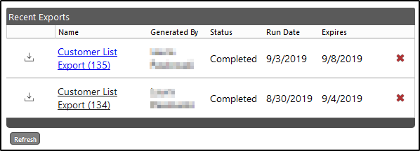 Export the Client List