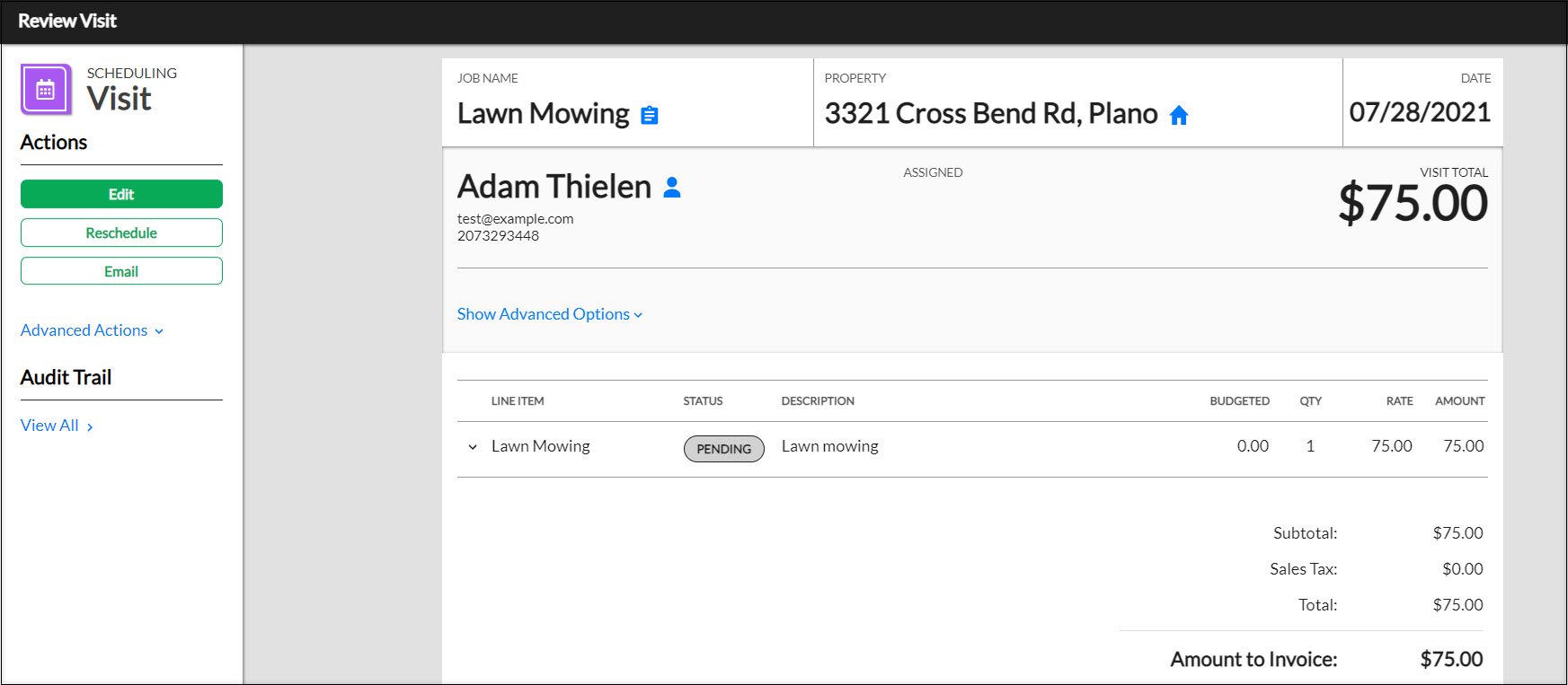 V3 Review Visit Overlay – Overview
