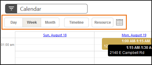 Calendar Use - Overview