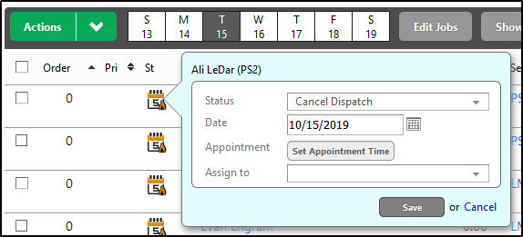 Overview of the New Dispatch Board