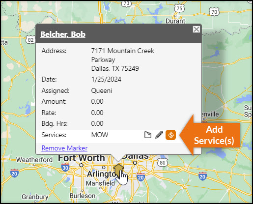 Dispatch Board Map Console - Yield Map Tab