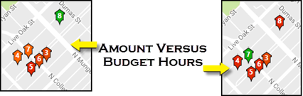 Dispatch Board Map Console - Yield Map Tab