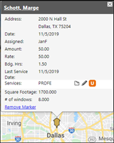Dispatch Board Map Console - Stop Tab