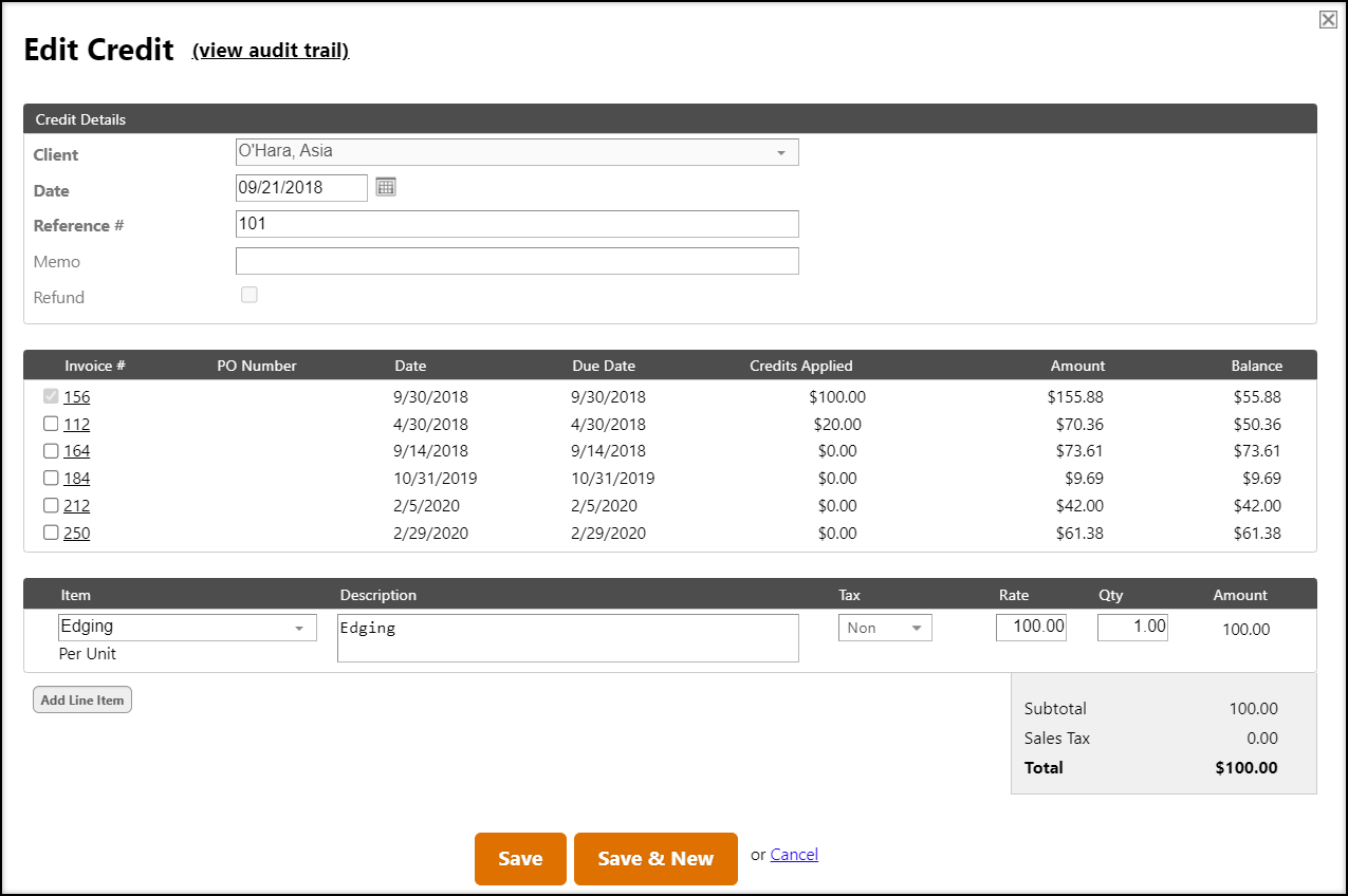 Credit Overlay - Overview