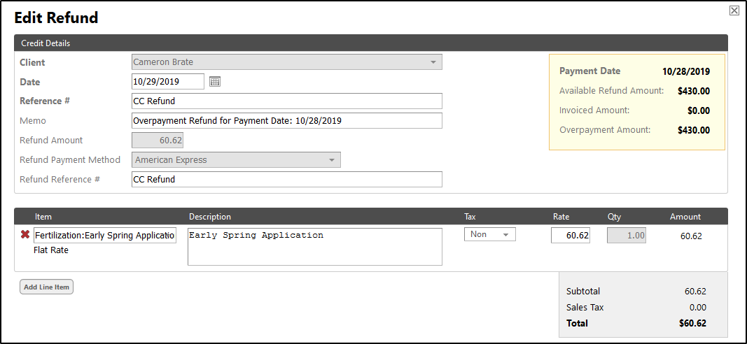 Credit Overlay - Overview