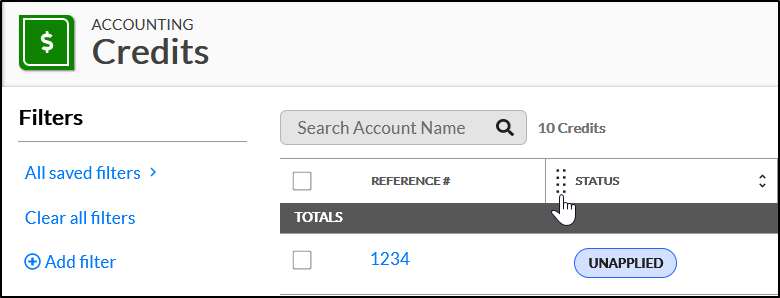 V3 Credits Screen – Overview