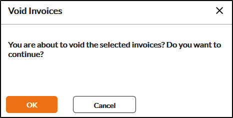 V3 Invoice List Screen - Void Invoices