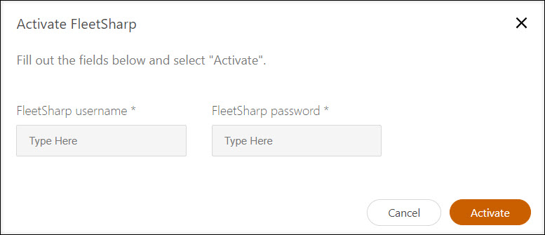 Set Up FleetSharp Integration
