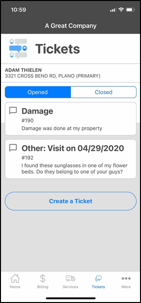 The SA Manage Service App